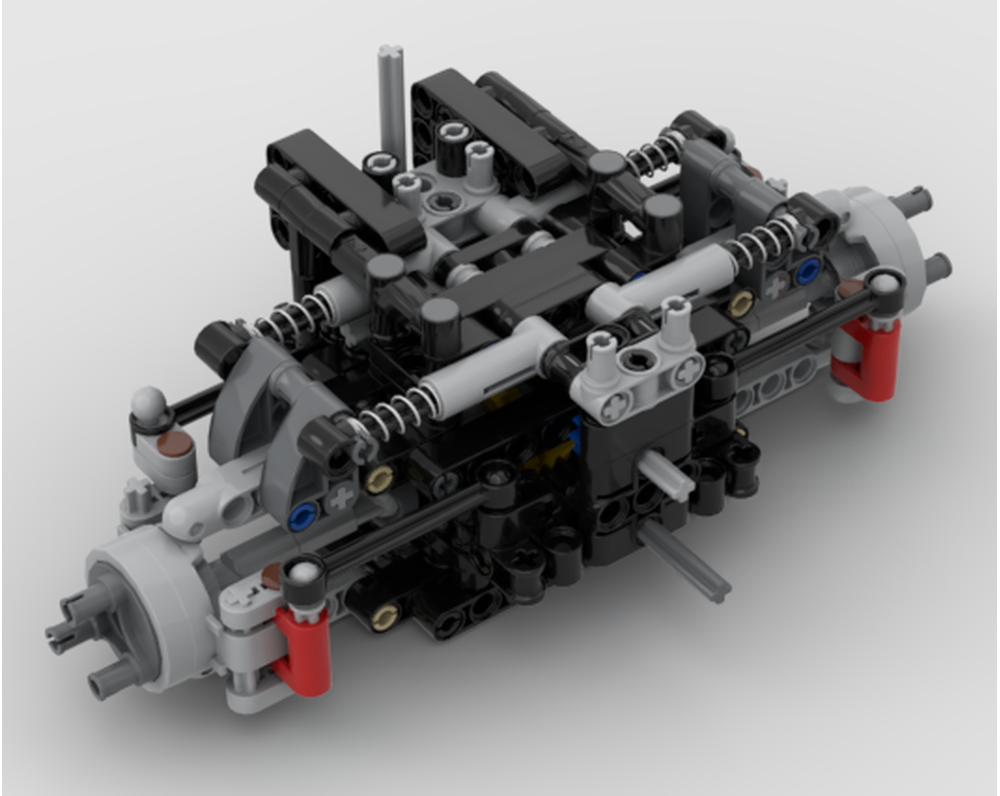 LEGO MOC Differential-locked front Axle by TRXRic | Rebrickable - Build ...