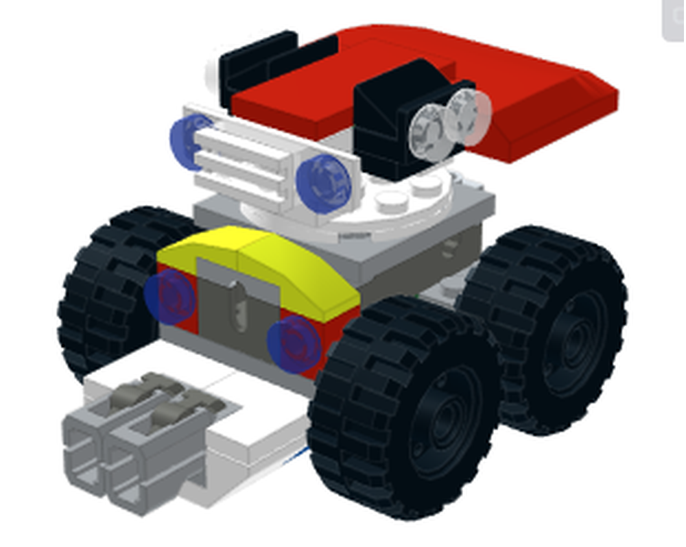 LEGO MOC Fire Rover by Ktomek283 | Rebrickable - Build with LEGO