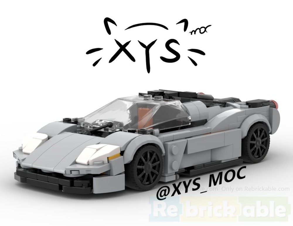 LEGO MOC Gordon Murray T.50 by XYS_MOC | Rebrickable - Build with LEGO