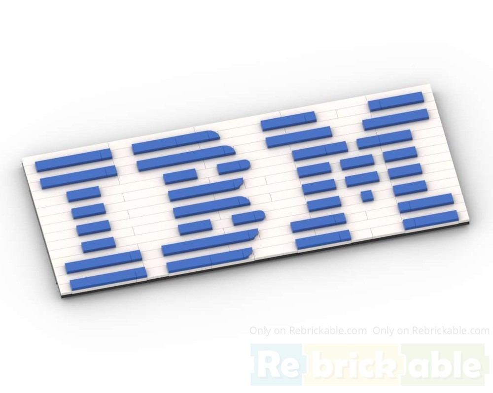 LEGO MOC Logo IBM by MarkMOC71 | Rebrickable - Build with LEGO