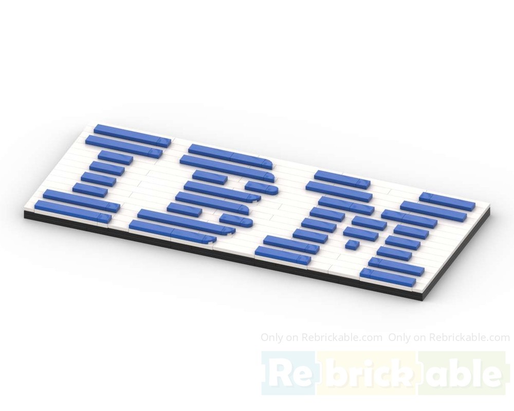 LEGO MOC Logo IBM by MarkMOC71 | Rebrickable - Build with LEGO