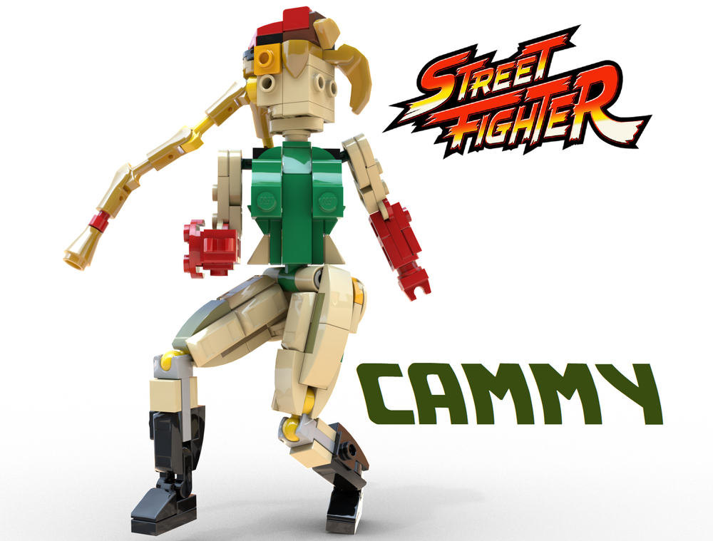 LEGO MOC-214747 Street Fighter Green Cammy by ALLEGORY | Rebrickable ...