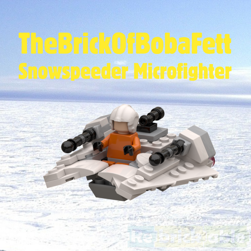 LEGO MOC 75390 Snowspeeder microfighter by TheBrickOfBobaFett ...