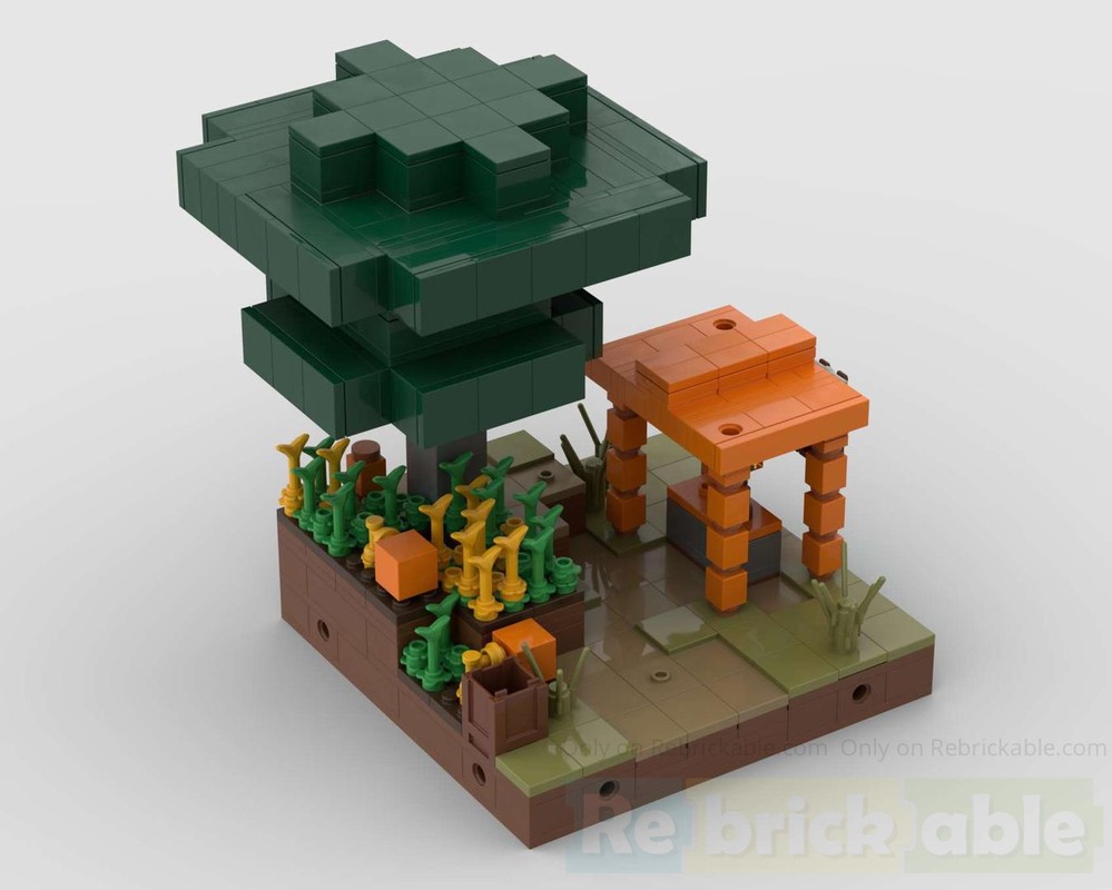 LEGO MOC the Savanna_Village part B: rendezvous point 1 by zzk ...