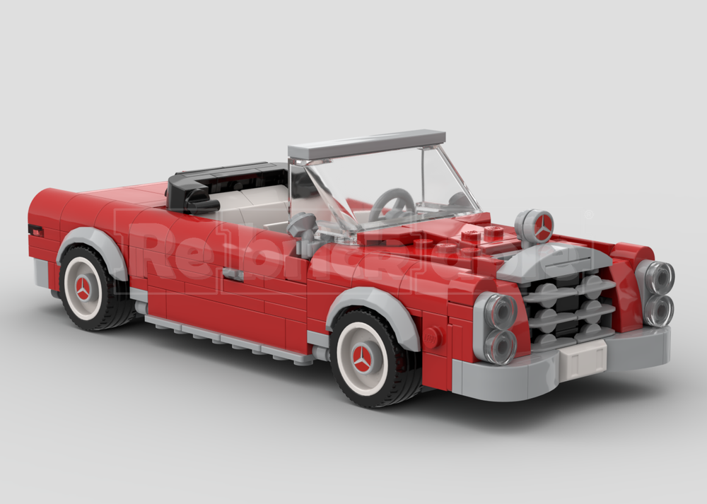 LEGO MOC Mercedes-Benz W112 300SE convertible by kjuraszek ...