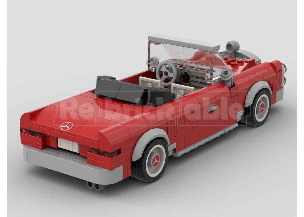 LEGO MOC Mercedes-Benz W112 300SE convertible by kjuraszek ...
