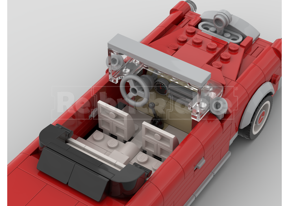 LEGO MOC Mercedes-Benz W112 300SE convertible by kjuraszek ...