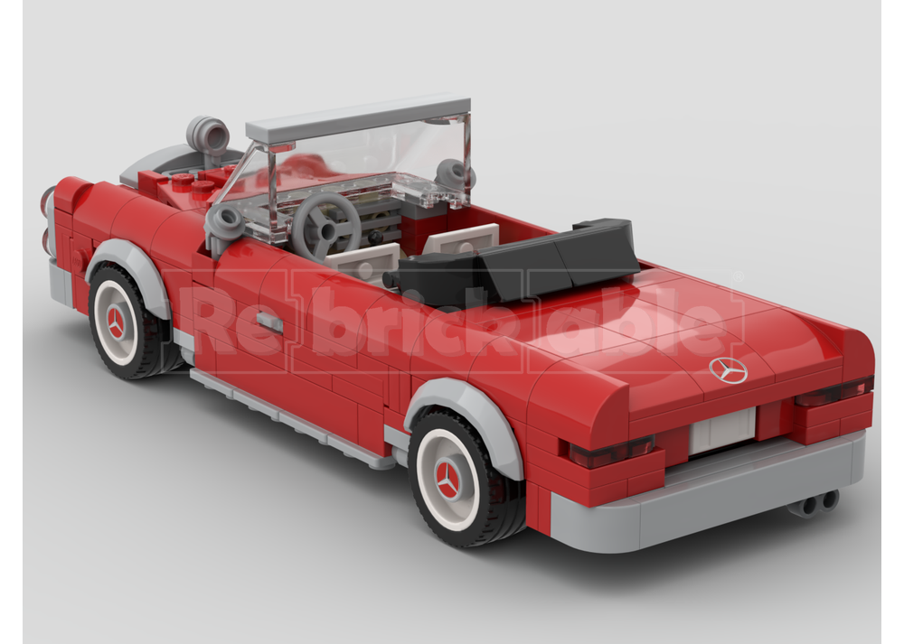 LEGO MOC Mercedes-Benz W112 300SE convertible by kjuraszek ...
