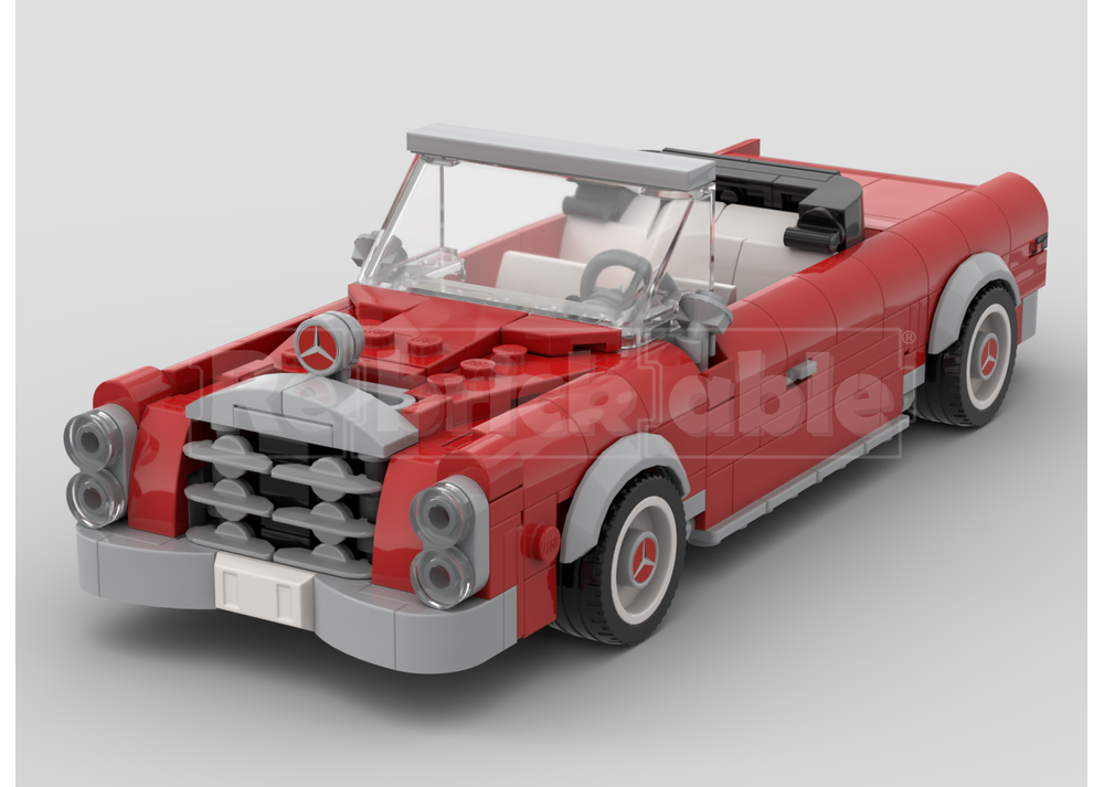 LEGO MOC Mercedes-Benz W112 300SE convertible by kjuraszek ...