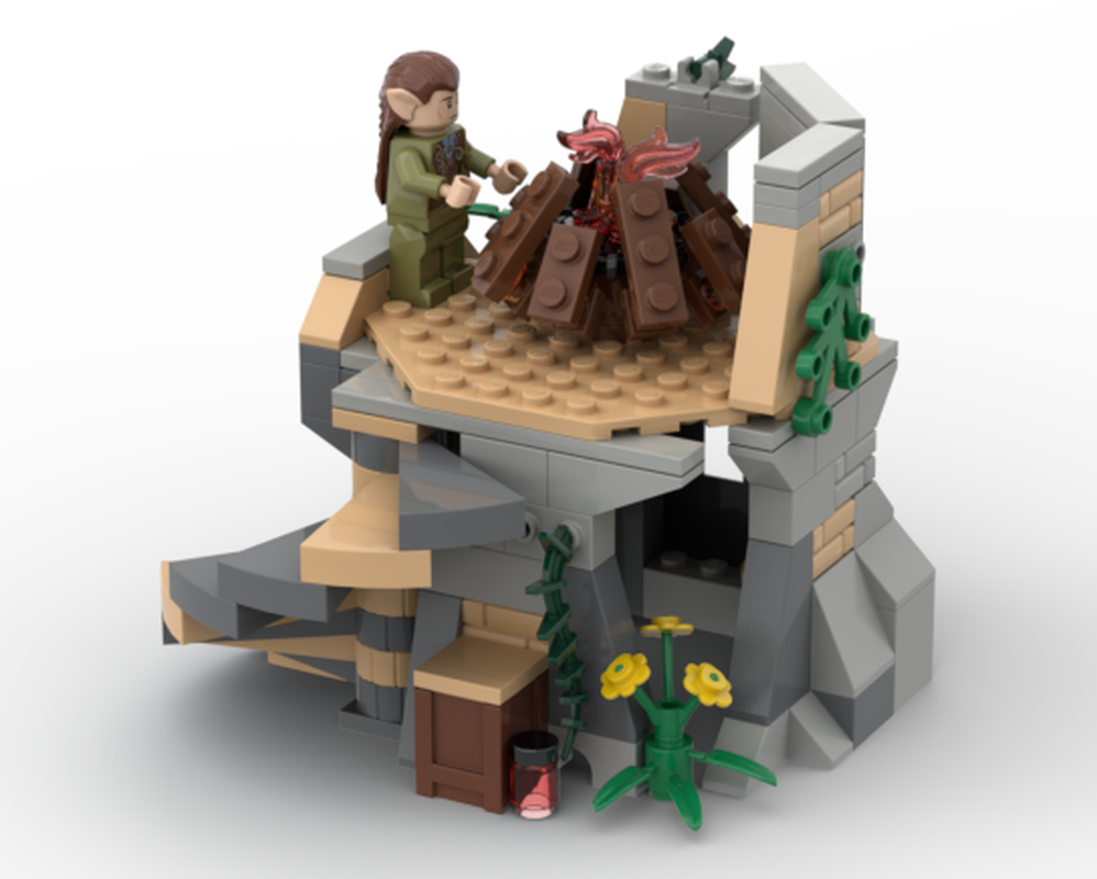 LEGO MOC Tower ruins by Soekertublit | Rebrickable - Build with LEGO