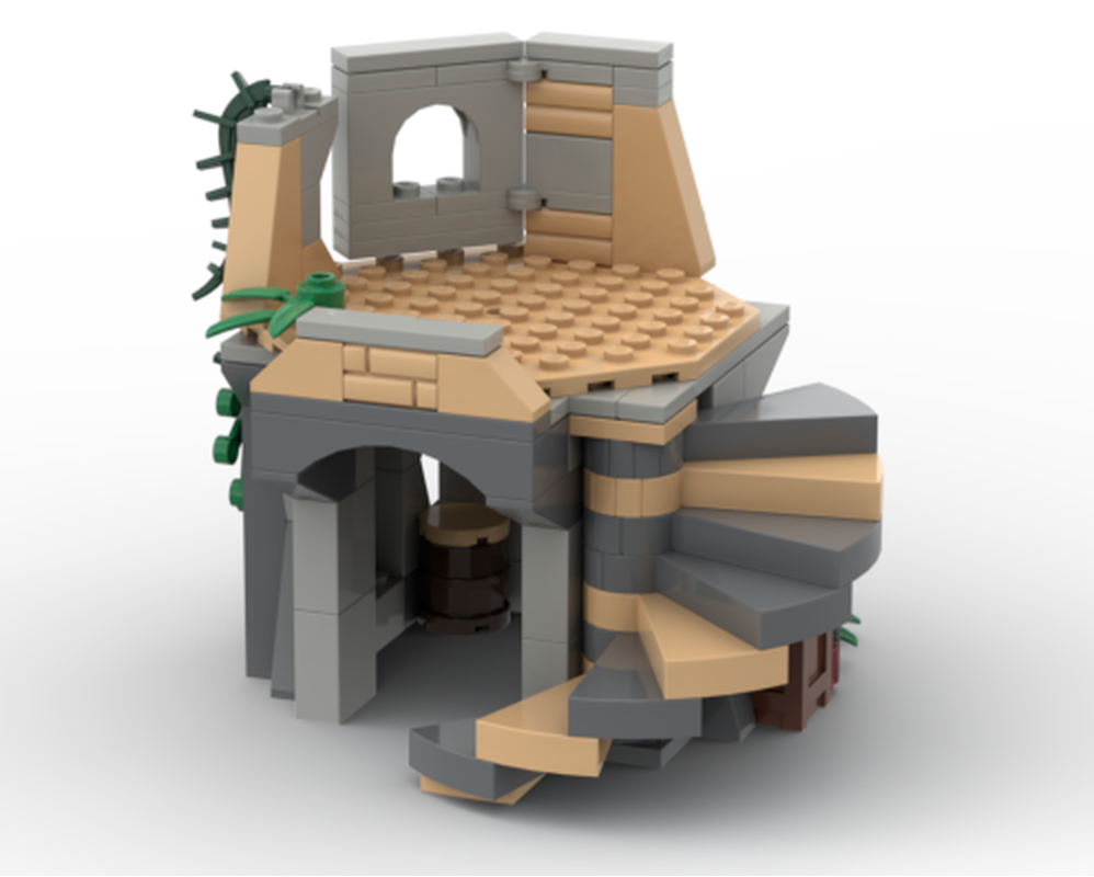 LEGO MOC Tower ruins by Soekertublit | Rebrickable - Build with LEGO