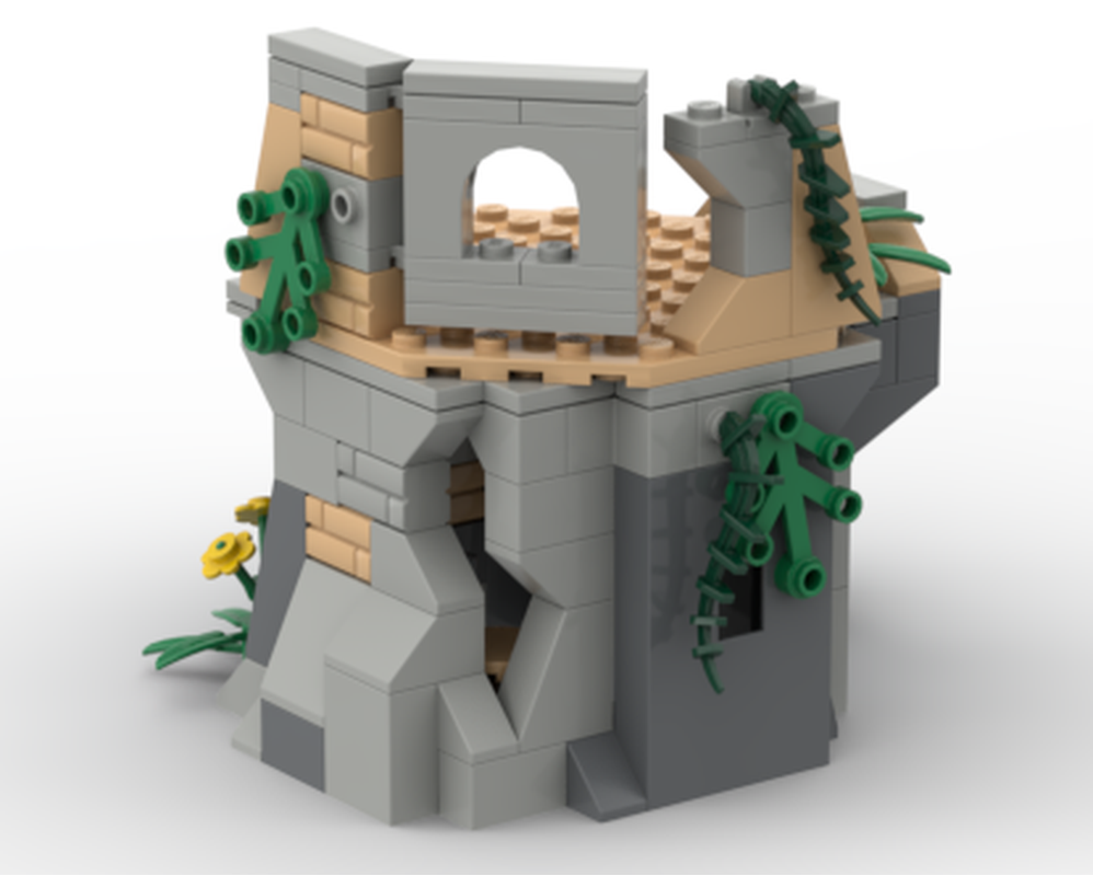 LEGO MOC Tower ruins by Soekertublit | Rebrickable - Build with LEGO