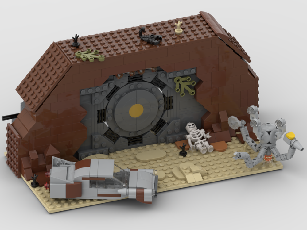 LEGO MOC Fallout vault door by mickcorp | Rebrickable - Build with LEGO