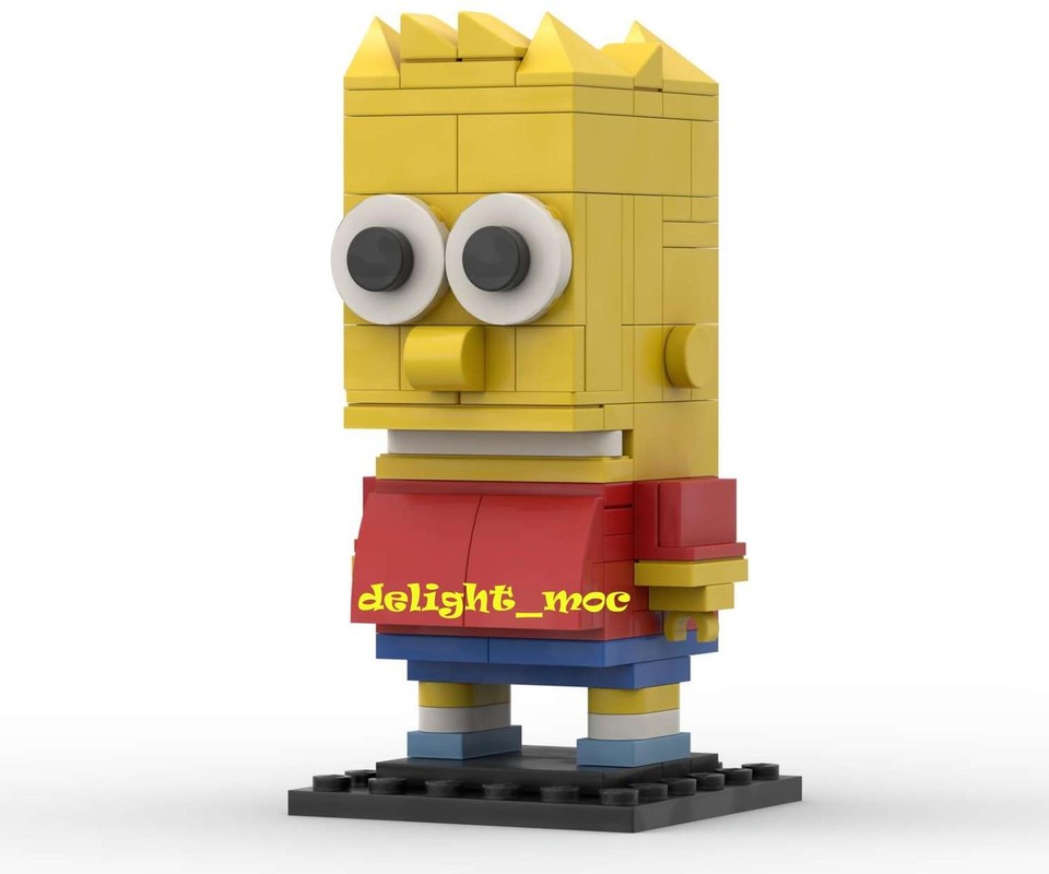 LEGO MOC Bart Simpson by delight_moc | Rebrickable - Build with LEGO