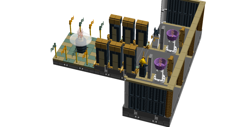 LEGO MOC Ancient Egypt Pt 2 "Egyptian Temple" by Timelord | Rebrickable ...