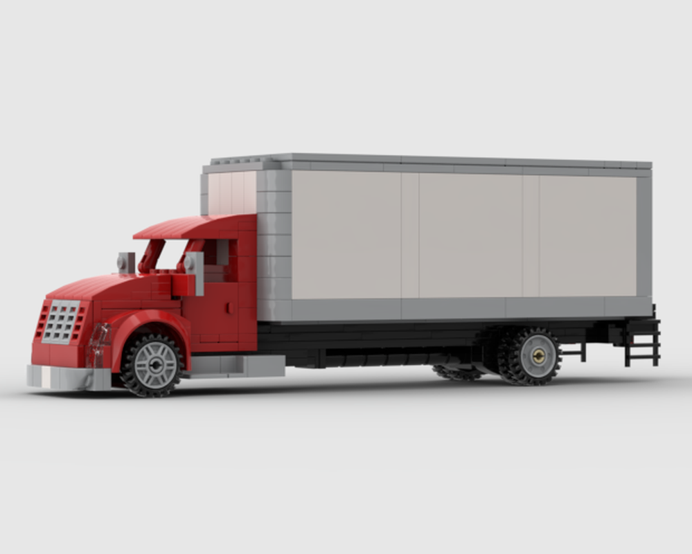 LEGO MOC American Box Truck by Northwoods | Rebrickable - Build with LEGO