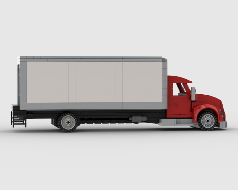 LEGO MOC American Box Truck by Northwoods | Rebrickable - Build with LEGO