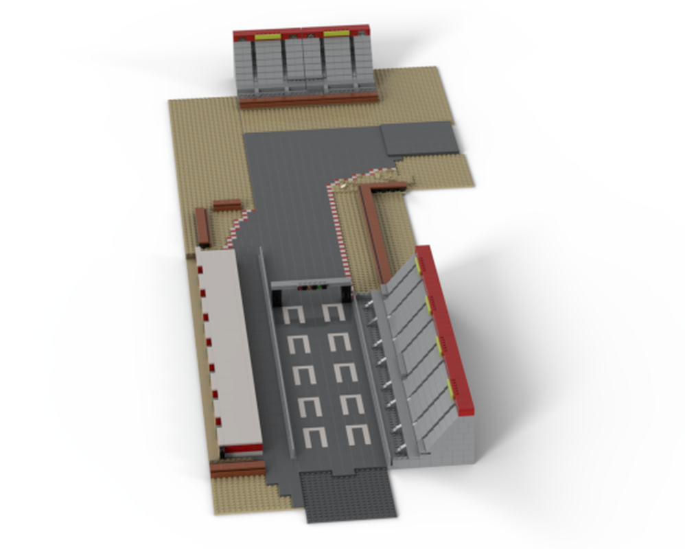 LEGO MOC Micro Scale Modular Race Track by Misser | Rebrickable - Build ...