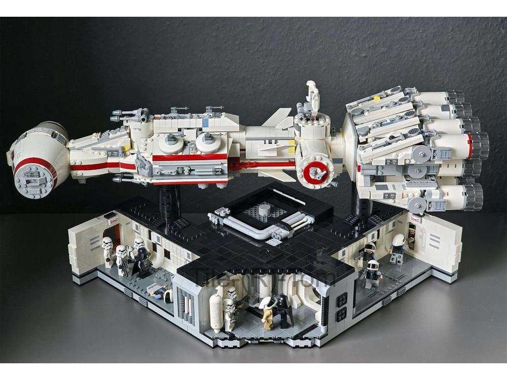 LEGO MOC Hope - Tantive IV Hallway Diorama (or) Diorama Display Stand ...