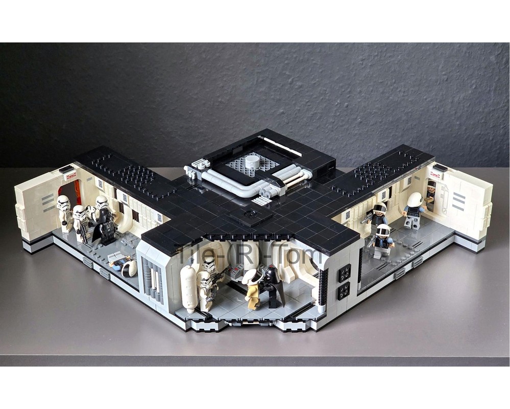 LEGO MOC Hope - Tantive IV Hallway Diorama (or) Diorama Display Stand ...