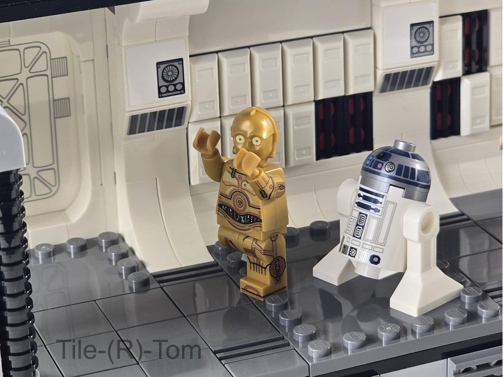 LEGO MOC Hope - Tantive IV Hallway Diorama (or) Diorama Display Stand ...