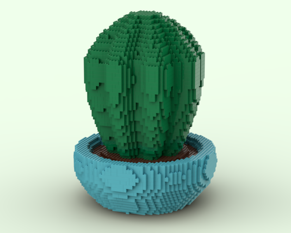 LEGO MOC sculpture cactus by blackmaster | Rebrickable - Build with LEGO
