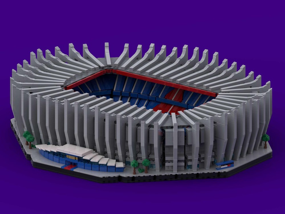 LEGO MOC Parc des Princes by Ni@mor.crt12 | Rebrickable - Build with LEGO