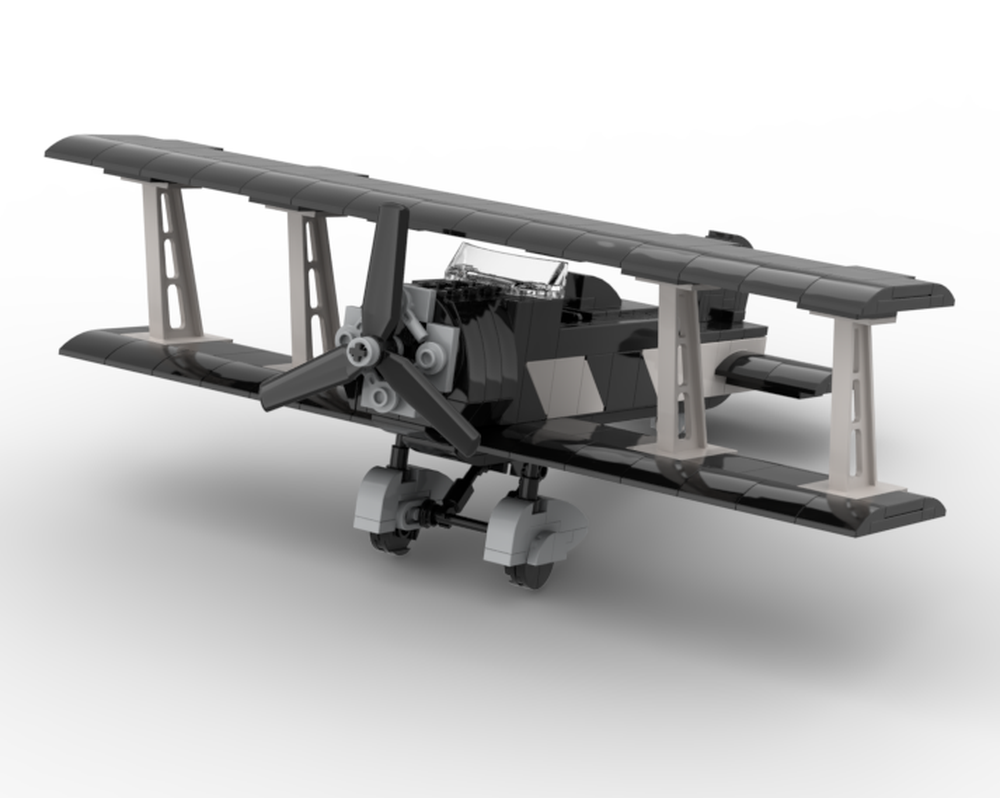 LEGO MOC upgraded vintage biplane by EBbuilds | Rebrickable - Build ...