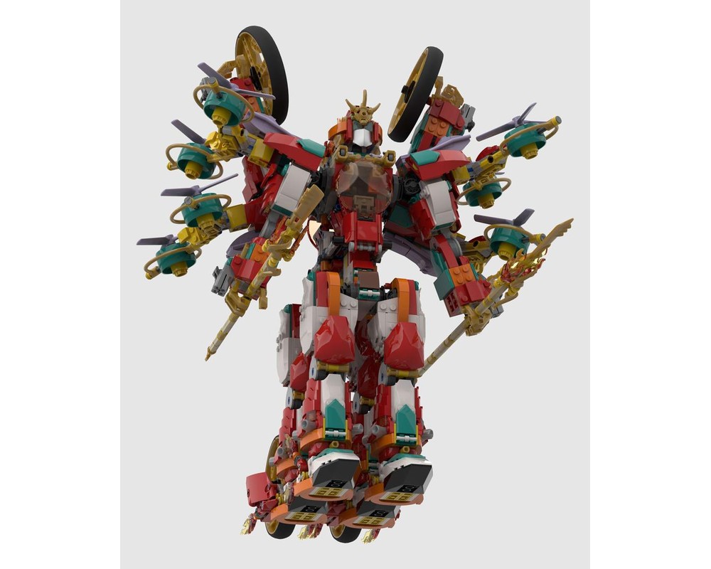 LEGO MOC NEZHA MECHA （ 2x80057 sets） by uminuo | Rebrickable - Build ...