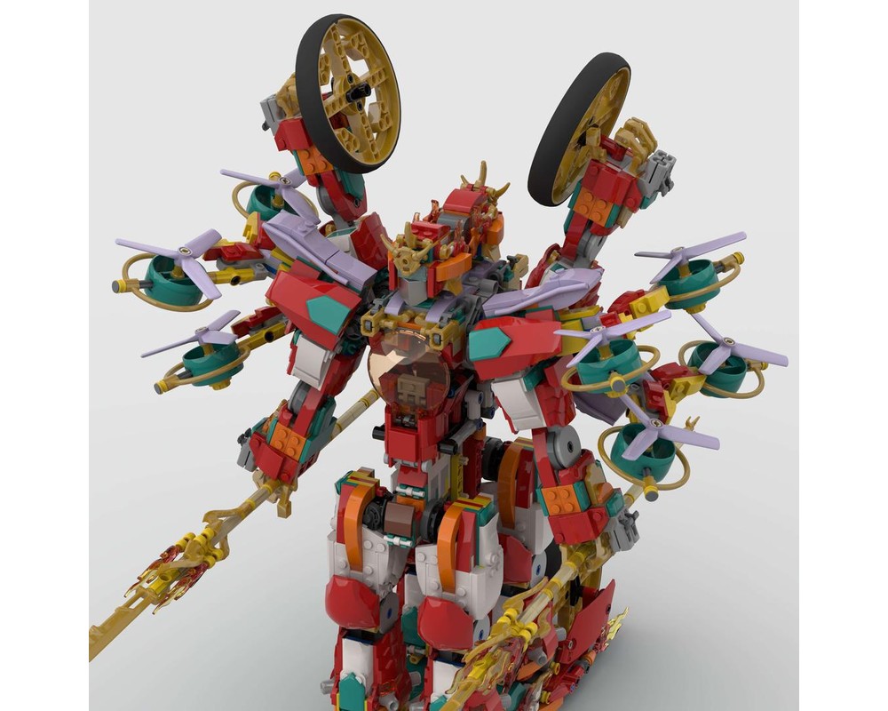 LEGO MOC NEZHA MECHA （ 2x80057 sets） by uminuo | Rebrickable - Build ...