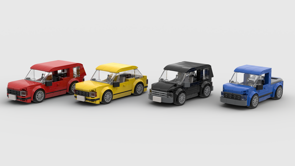LEGO MOC-214902 Deluxe Car Pack 1.0 by xTHybrid108 | Rebrickable ...