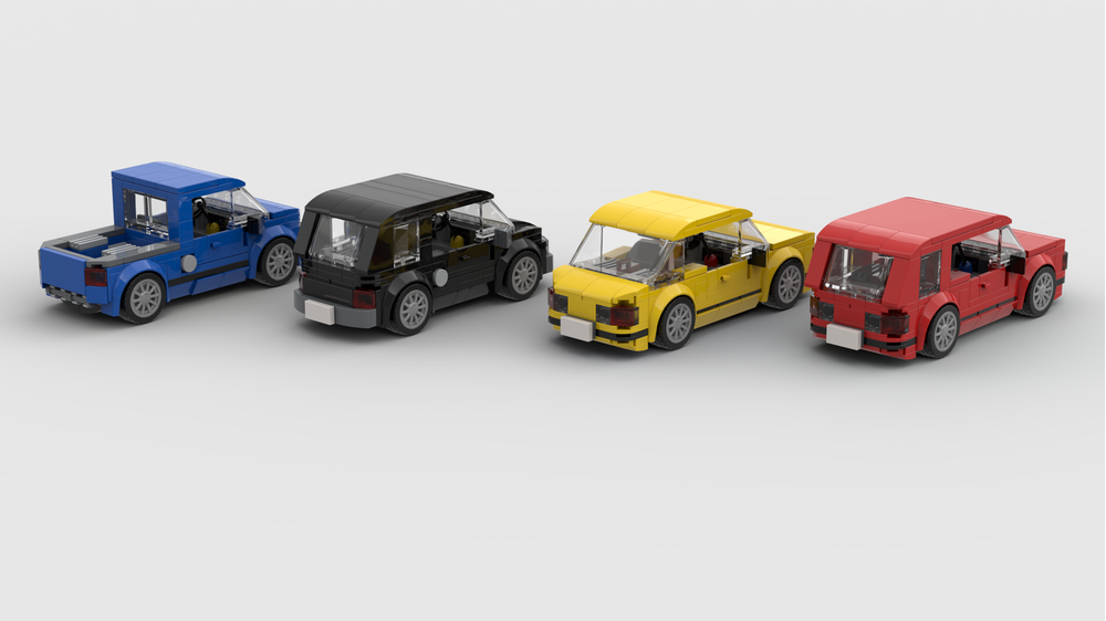 LEGO MOC-214902 Deluxe Car Pack 1.0 by xTHybrid108 | Rebrickable ...