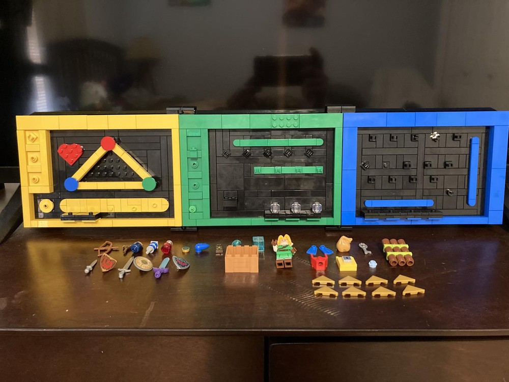 LEGO MOC Zelda Link's Inventory Display Build by Alluring_Bagel ...