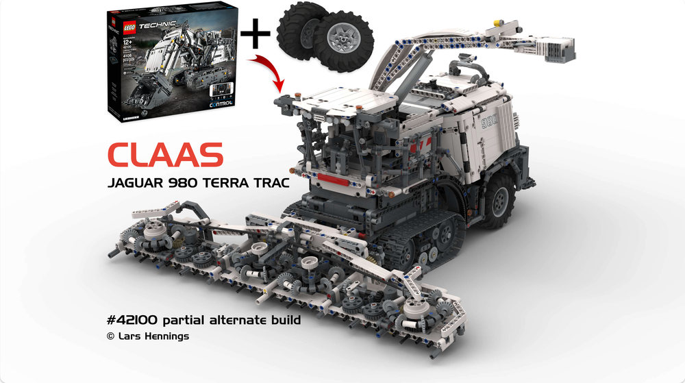 LEGO MOC-214914 42100 Claas Jaguar 980 Terra Trac by lars_4444 ...