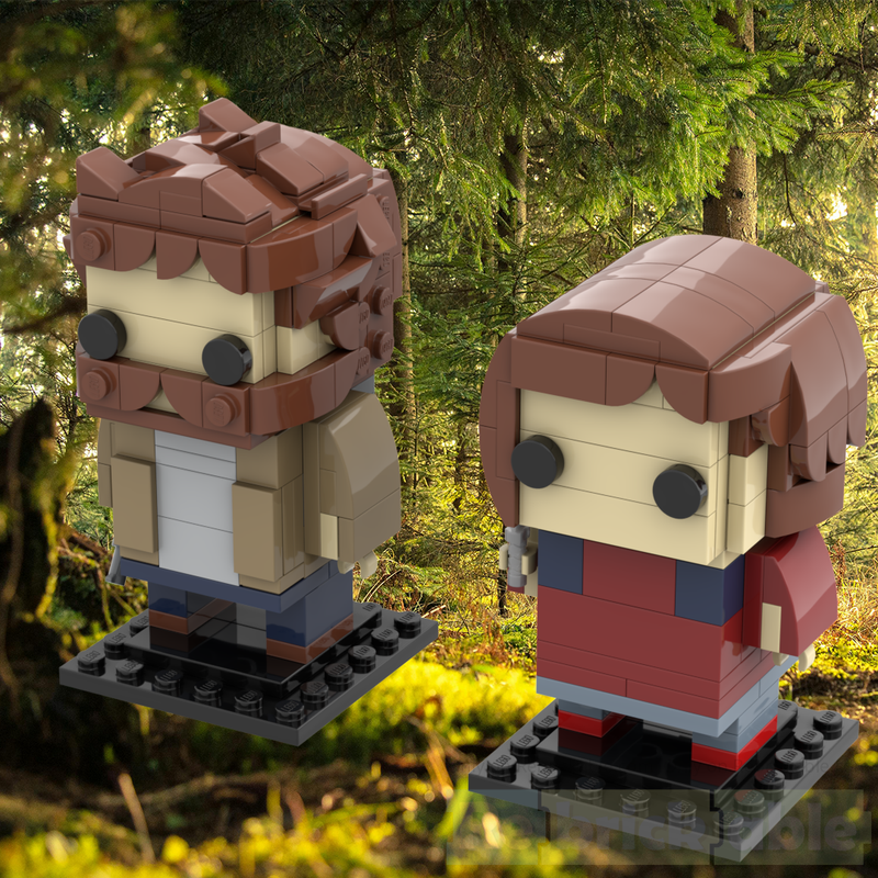LEGO MOC Joël & Ellie by LucSoleBricks | Rebrickable - Build with LEGO