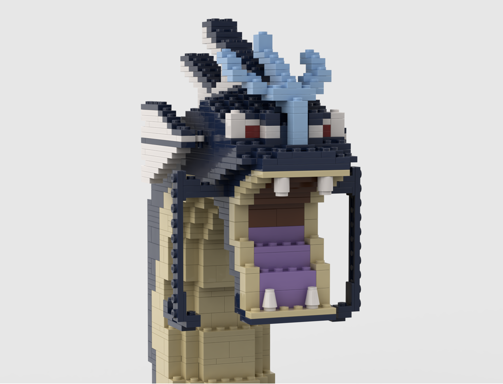 LEGO MOC Pokemon Gyarados Sculpture by stefception | Rebrickable ...