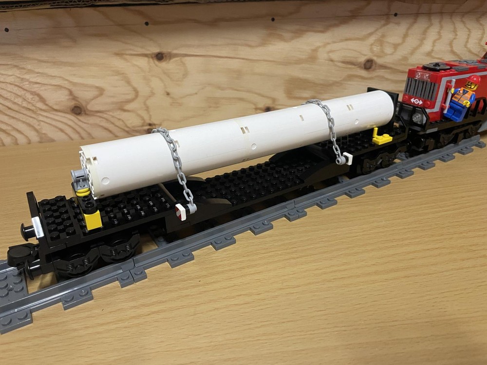 LEGO MOC-214946 6W 7747 Windmill Transport goes on rail by TECHNICer83 ...