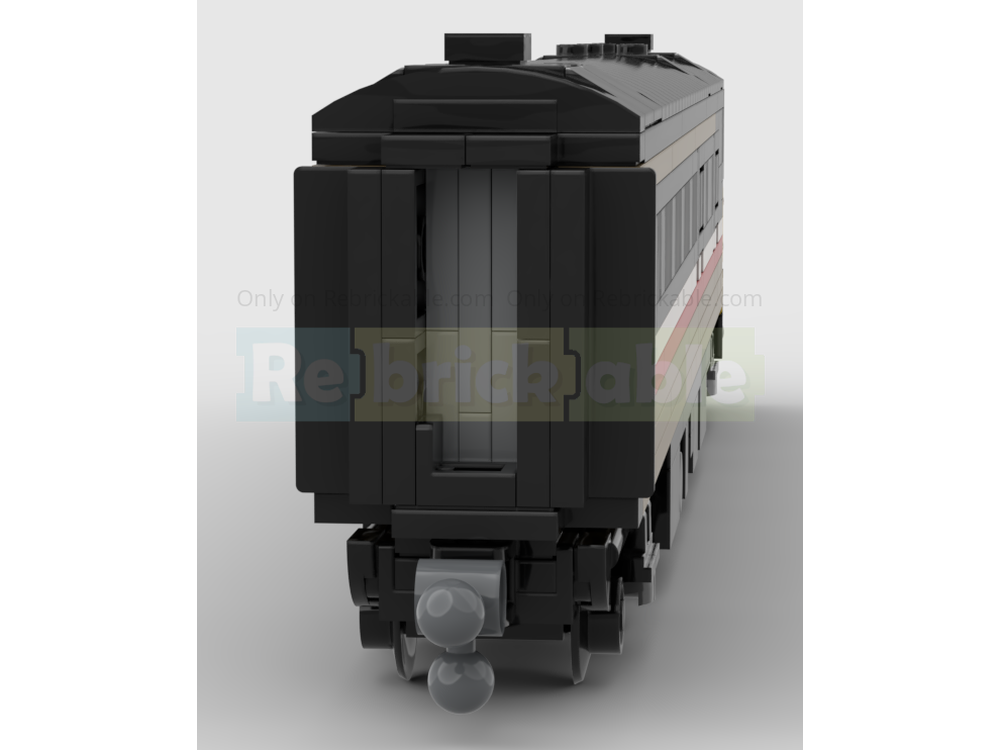 LEGO MOC 4-Wide BR MK2 DBSO Cab Carriage In Intercity Livery - Can Be ...