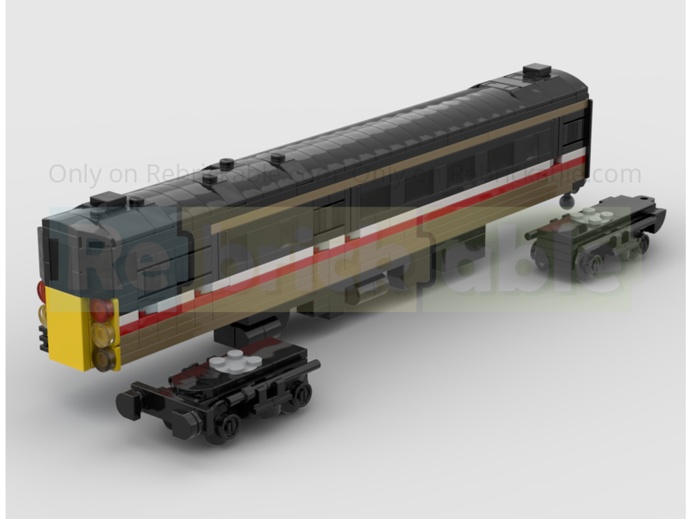 LEGO MOC-214959 4-Wide BR MK2 DBSO Cab Carriage In Intercity Livery ...