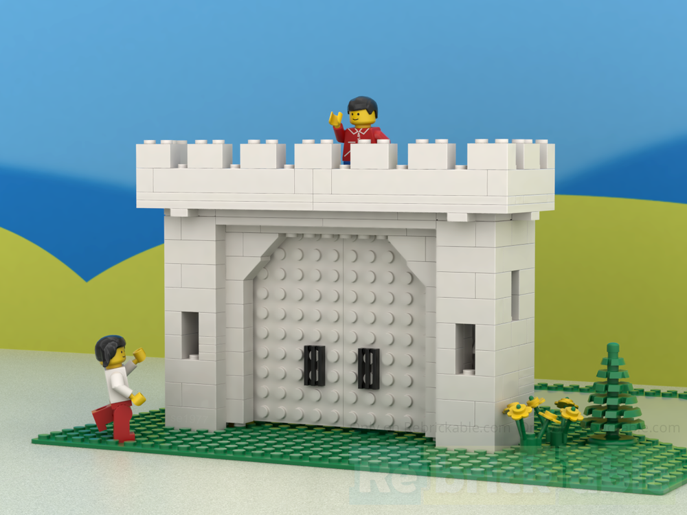 LEGO MOC 6380 City gate by se1977 | Rebrickable - Build with LEGO
