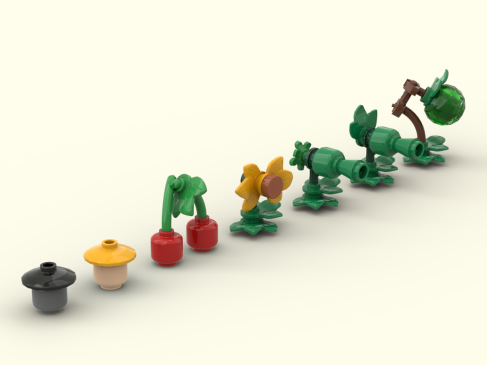 LEGO MOC-214971 Plants VS Zombies (Plants) by M4rcq | Rebrickable ...