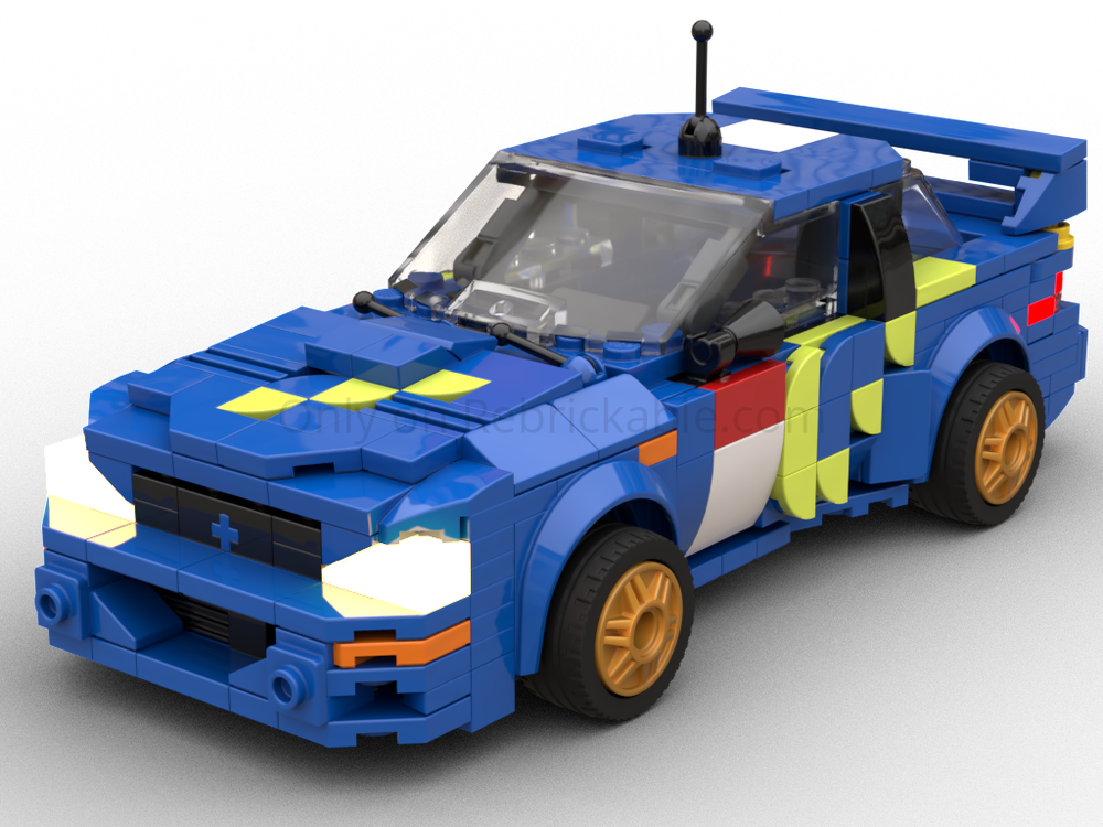 LEGO MOC Subaru Impreza'98 FRANCE Rally / WRC 22B STi /'BLUE MOON ...