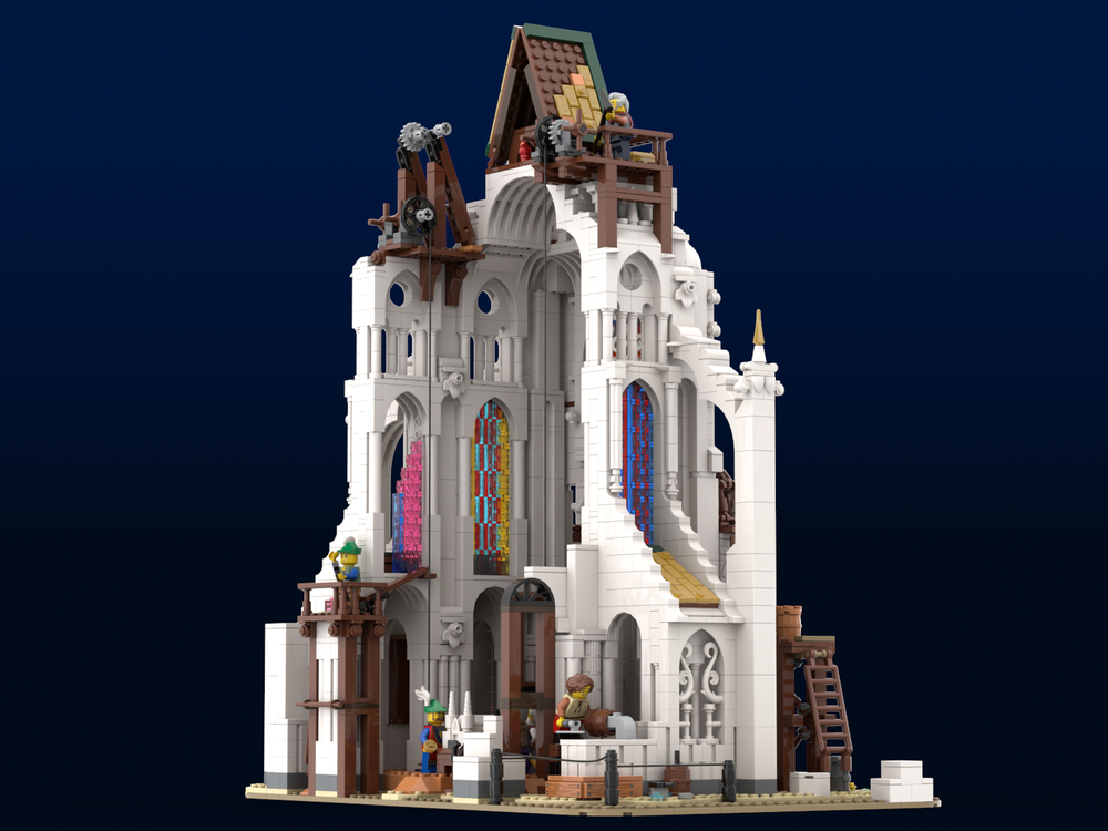 LEGO MOC Medieval Construction Site by arselus | Rebrickable - Build ...