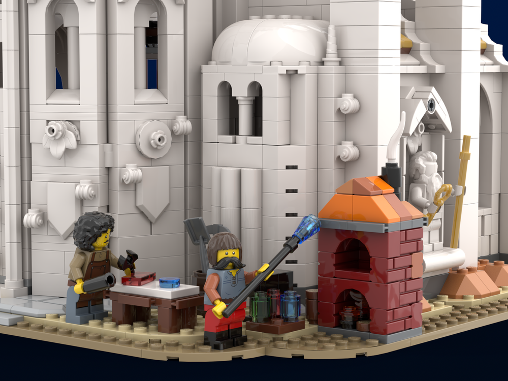 LEGO MOC Medieval Construction Site by arselus | Rebrickable - Build ...