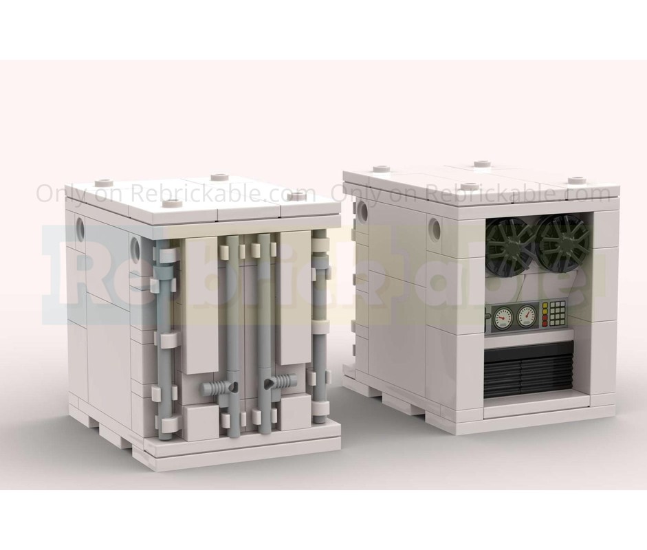 LEGO MOC 10Ft/20Ft/30Ft/40Ft ISO Refrigerated Container Set by ...