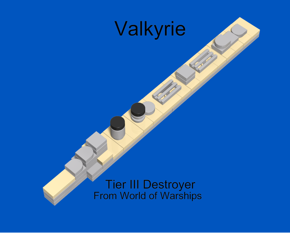 LEGO MOC 1:560 Scale UK WOWS destroyers by yamato534 | Rebrickable ...