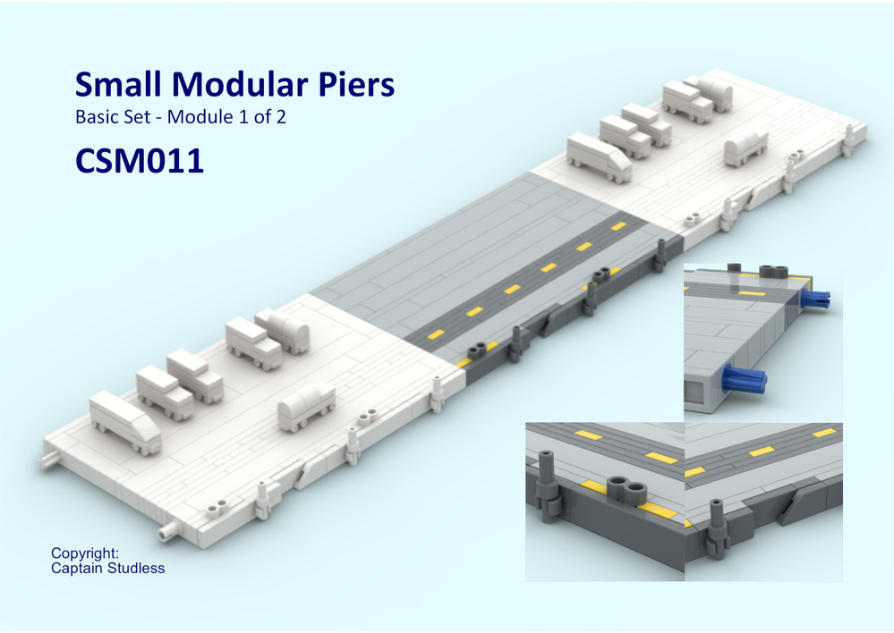 LEGO MOC Small Modular Piers - Basic Set - CSM011 by Captain.Studless ...