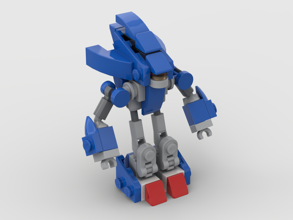 LEGO MOC Mecha Sonic (Modified from upydaisy and hachiroku24) by ...