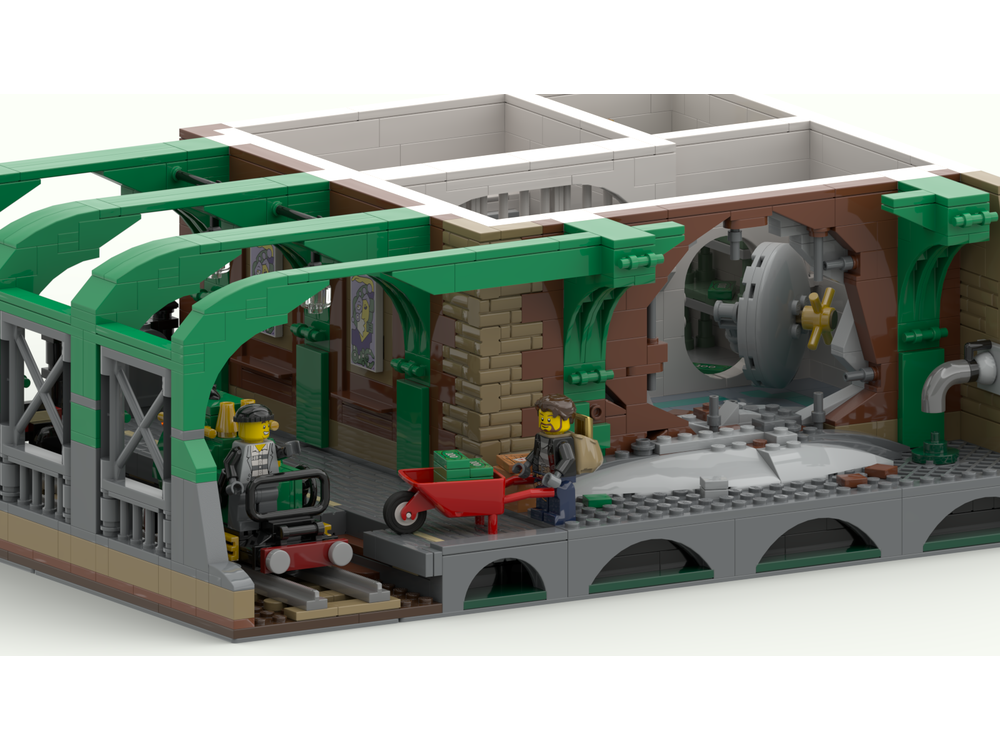 LEGO MOC-215022 Brick Bank - The subway heist by Takemenorth ...