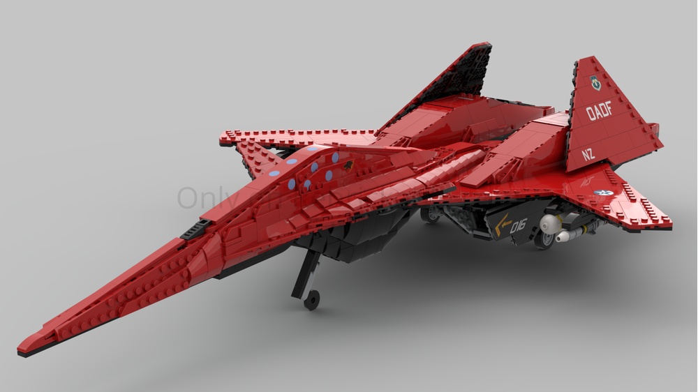 LEGO MOC 1:35 Scale ADF-01 Falken by HandSolo99 | Rebrickable - Build ...